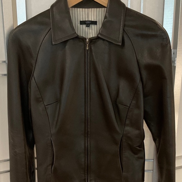 Tyler | Jackets & Coats | Tyler Vintage Distressed Brown Soft ...